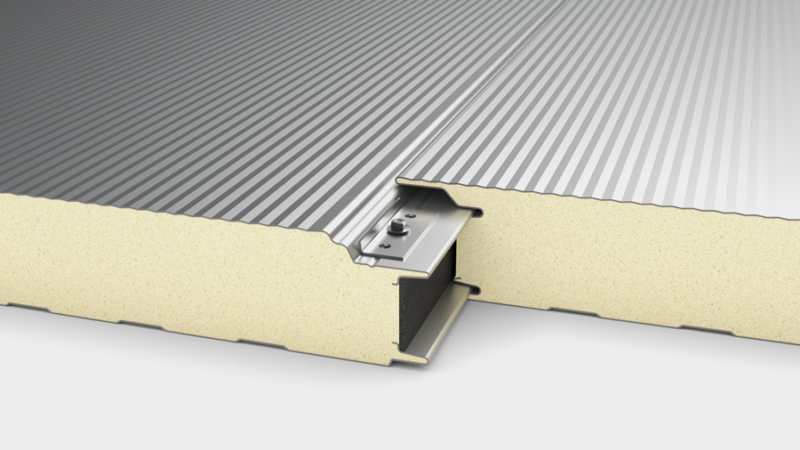 Hall construction with wall cladding - Stylish and functional