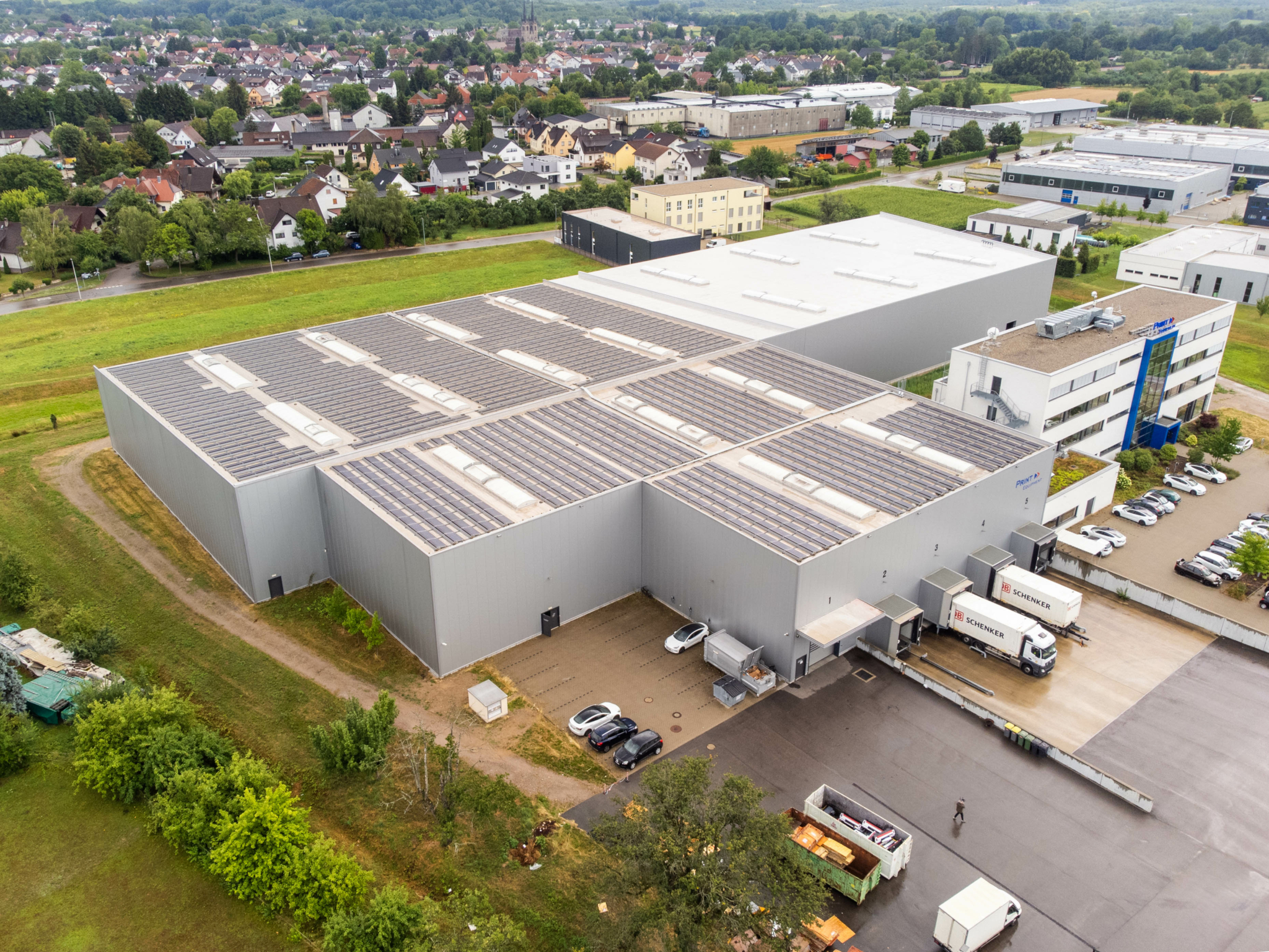 Wooden halls in modular construction by LIGNA systems