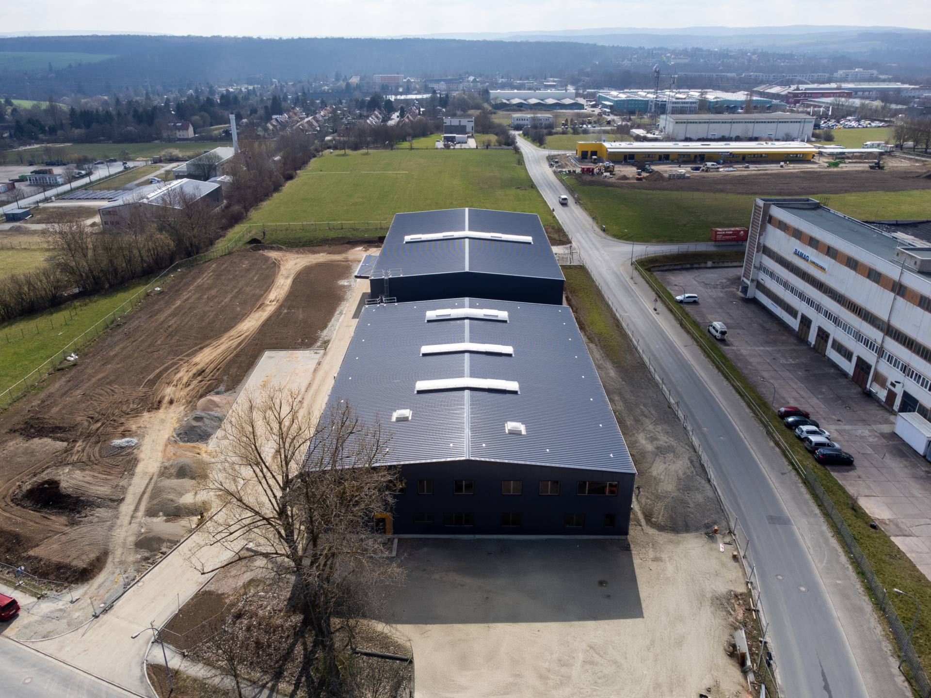 Wooden halls in modular construction by LIGNA systems